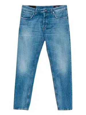 DONDUP Brighton Faded Straight-leg Jeans - Blue