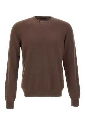 GRAN SASSO Long-sleeved Pullover - Brown