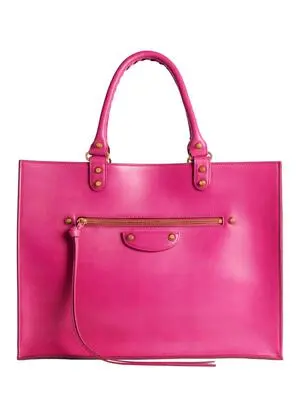 Balenciaga Large Leather Tote Bag - Pink