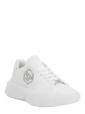 Philipp Plein Godzilla Runner Hexagon Performance Low Top Sneakers - White