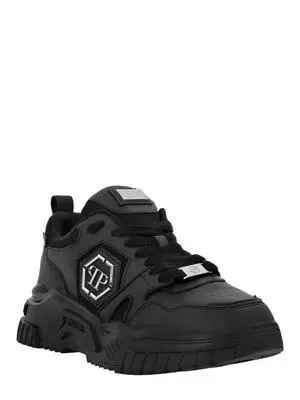 Philipp Plein New Predator Sneakers Pp Hexagon - Black/black