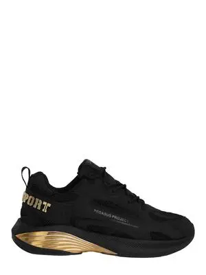 PLEIN SPORT Pegasus Project Runner Sneakers - Black/lightgold