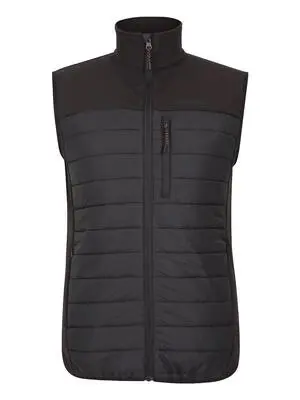 Mountain Warehouse Turbine Ii Hybrid Padded Vest - Black