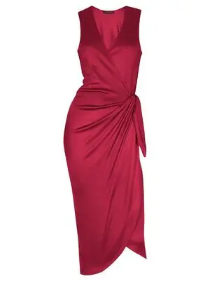 ME & THEE Me & Thee Wrap Detail Dress