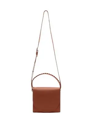 Écotorie Margaux Mini Bag With Braided Hoop Handle - Brown