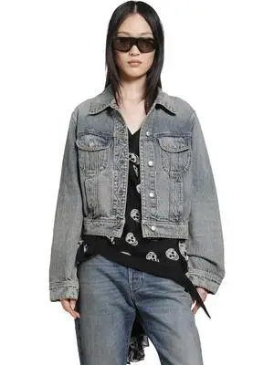 Alexander McQueen Denim Jacket - Blue