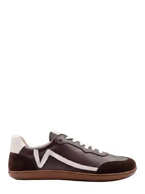 NACKT Manon Macadamia Leather Sneakers - Brown