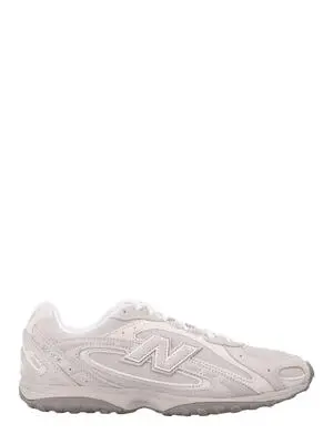 NEW BALANCE Suede Sneakers With Applied Logo - Beige