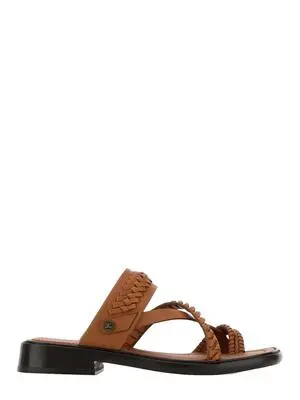 Burberry Heeled Sandal - Brown