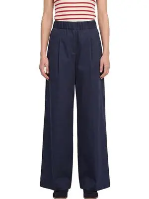 SEMICOUTURE Wide Leg Trousers - Blue