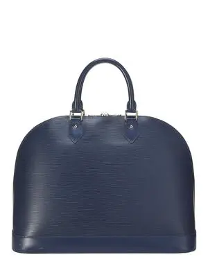 LOUIS VUITTON Myrtille Blue Epi Alma Gm