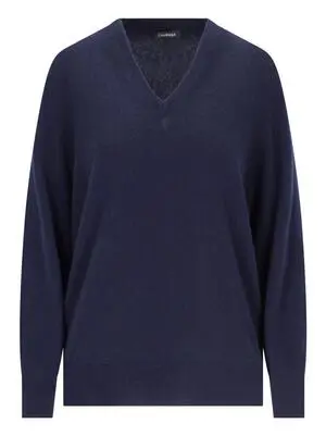 CANESSA 100% Cashmere Sweatshirt Sweater - Blue