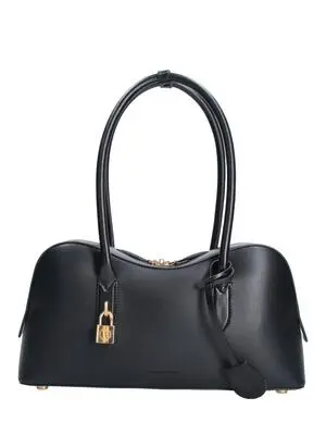 Stella McCartney Stella McCartney True Hemp & Lyocell Crossbody Bag With Polyamide Details Black