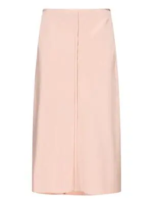 AMI Paris Stretch Mini Skirt With Cupro-acetate Lining - Pink