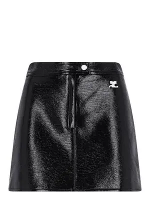 COURREGES Sculpted Mini Skirt - Black
