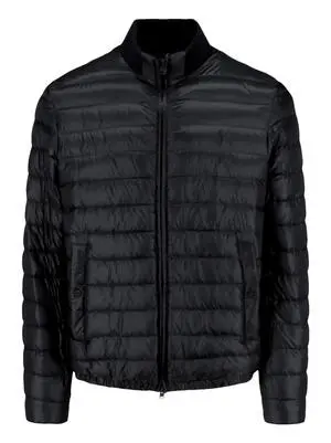 Herno Zip-up Down-filled Technical Jacket - Black