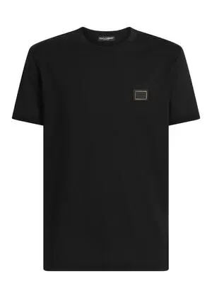 Dolce & Gabbana 100% Cotton T-shirt - Black