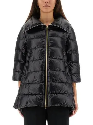Herno A-shape Cleofe" Jacket - Black