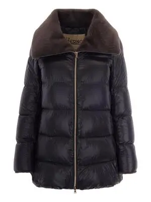 Herno Herno Women's Puffer Coat With Oversized Collar Ferro