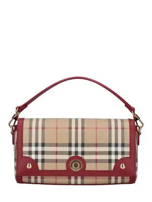 Burberry Textured Shoulder Bag - Beige