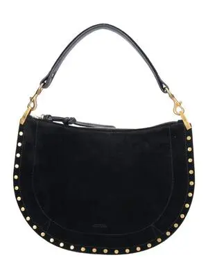 Isabel Marant Étoile Isabel Marant Studded Crescent Shoulder Bag Black