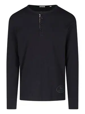 Burberry Cotton-blend Stretch T-shirt - Black