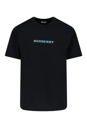 Burberry Burberry Men's 100% Cotton T-Shirt Black
