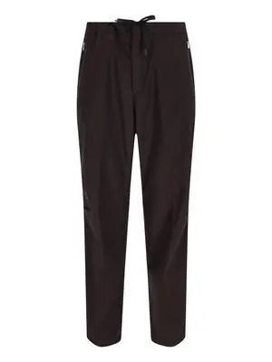 Herno Wool-blend Trousers - Brown