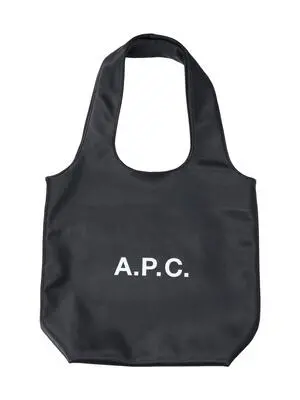 A.p.c. Logo Tote Bag - Black