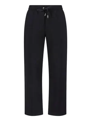 Dolce & Gabbana Drawstring Straight-leg Pants - Black
