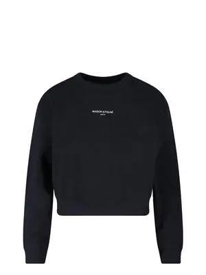 Maison Kitsuné Crewneck Sweater - Black