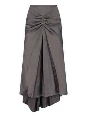VICTORIA BECKHAM Victoria Beckham-Inspired Satin-Blend Mini Skirt