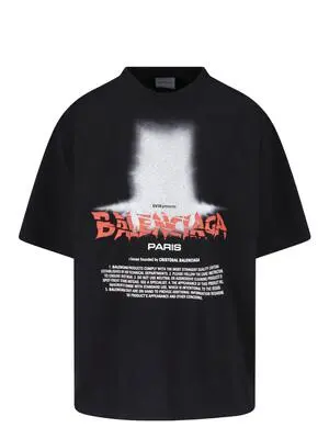 Balenciaga Cotton T-shirt - Black