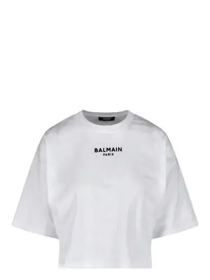 Balmain 100% Cotton T-shirt - White