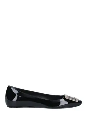 ROGER VIVIER Elegant Leather Flap Mini Bag - Black
