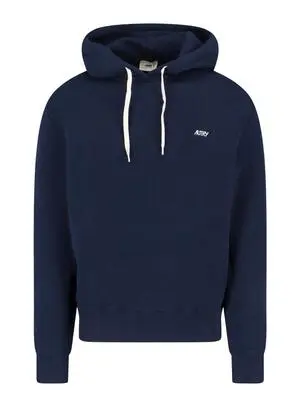 AUTRY Logo Hoodie - Blue