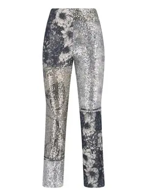 MAISON MARGIELA MAISON MARGIELA Trousers With Sculptural Application Detail Multicolor