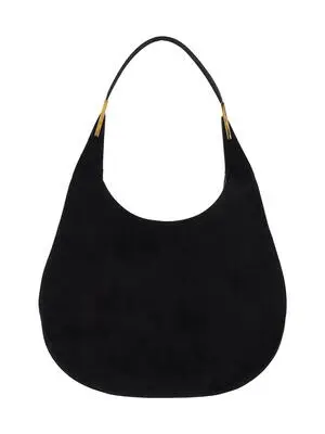 Savette Shoulder Bag In 100% Calf Leather - Black