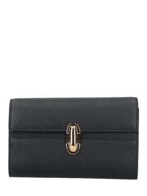 Savette Leather Clutch Bag - Black