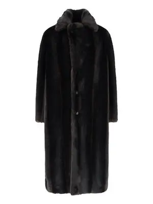 MAISON MARGIELA Fur Coat - Brown