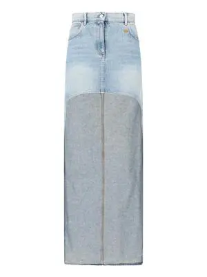 COURREGES COURRÈGES Denim Maxi Skirt