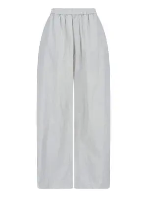 MAISON MARGIELA Wide-leg Pull-on Trousers - Grey