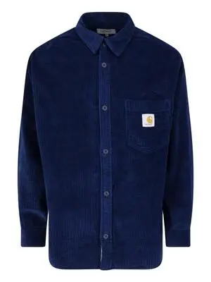 Carhartt Work In Progress Corduroy Button-up Shirt - Blue