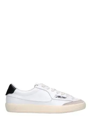 AUTRY 100% Leather Low-top Sneakers - White
