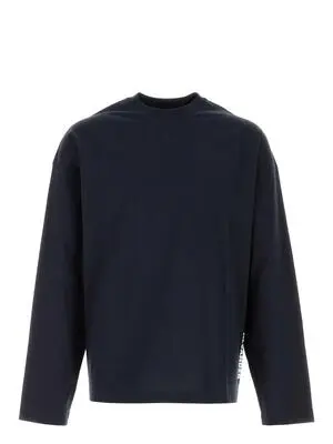 JIL SANDER 100% Cotton T-shirt - Blue