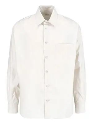 LEMAIRE Cotton-silk Shirt - Cream