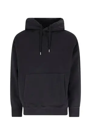 C.P. COMPANY C. P. Company Logo Pullover Hoodie - Black