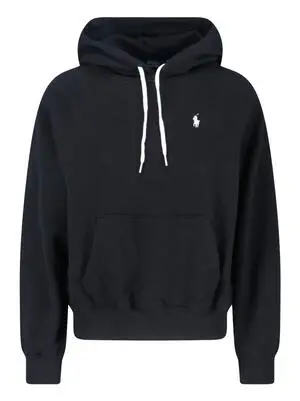 Polo Ralph Lauren Cotton-blend Knit Hoodie - Black