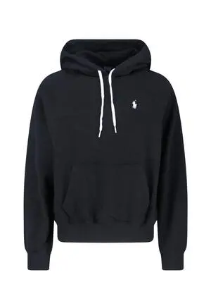 Polo Ralph Lauren Hooded Pullover Sweatshirt - Black