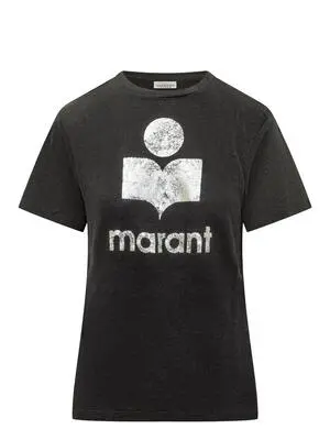MARANT ETOILE Crew Neck T-shirt - Black